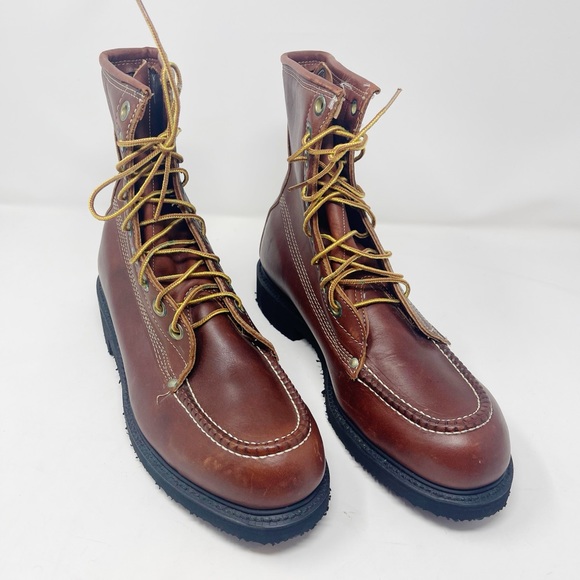 Lehigh | Shoes | Lehigh Safety Steel Toe Work Shoe Boot Brown Leather ...